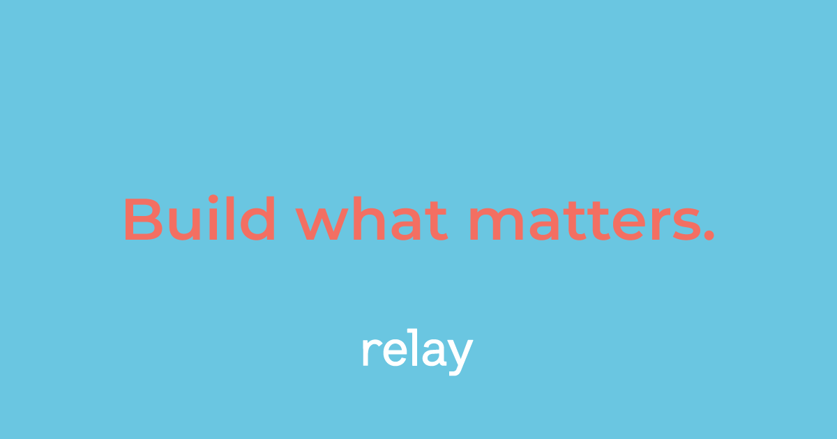 Relay Design Co. – Software Product Studio